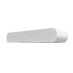 Sonos Ray Essential Soundbar, for TV, Music and Video Games - White