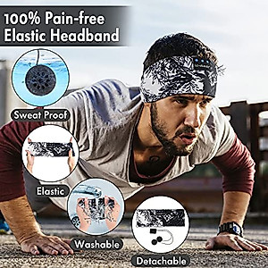 Bluetooth Headband Headphones Wireless Sleep Headphones, Music Sports Headband for Sleeping, Jogging, Workout, Yoga, Sleeping Headphones
