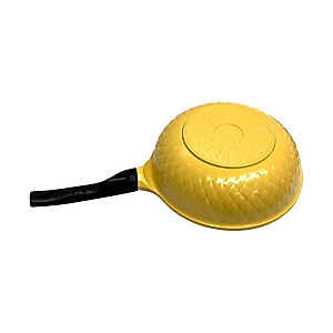 |MADE IN KOREA| 10" Ceramic Coating Interior and Exterior Cooking Wok, Pan Set