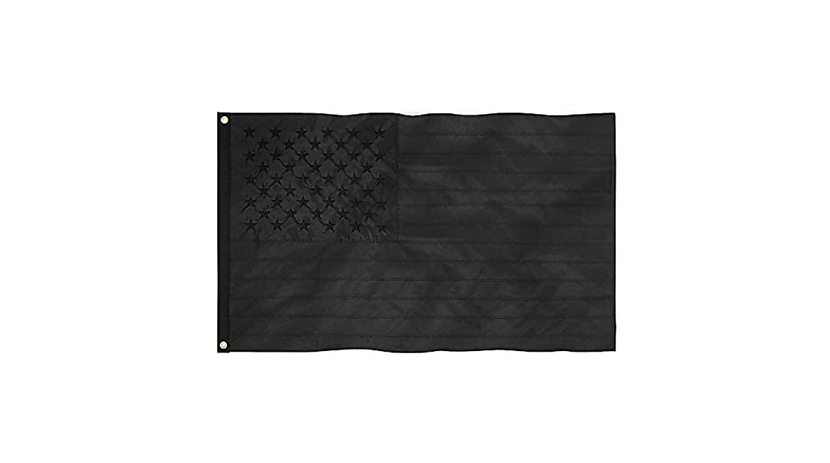 Jetlifee Black American Flags 3x5 Ft, Heavy Duty US Flags with ...
