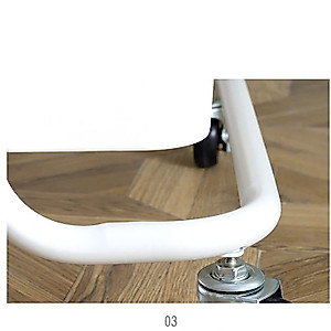 JYDQM Mobile Kitchen Shelf Trolley Household Storage Shelf with Wheeled Trolley (Color : D, Size : 87 * 42 * 35cm)