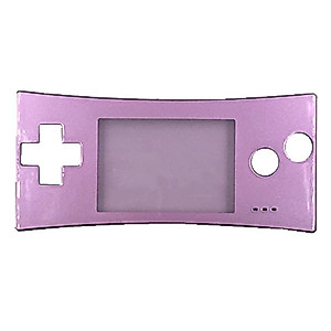 New Repair Front Faceplate Case Cover Shell Part for Game Boy Micro (GBM) Purple