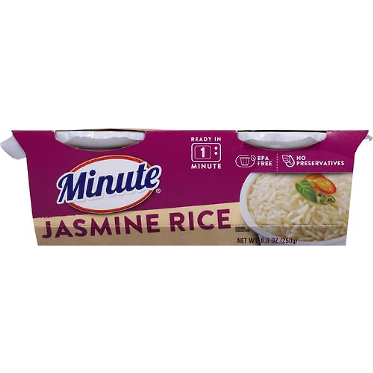 Minute Ready to Serve Jasmine, 2-pack, 8.8 oz