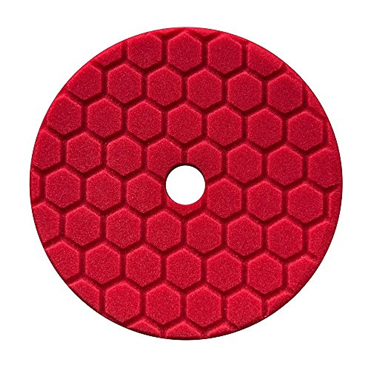 Chemical Guys BUFX117HEX6 Hex-Logic Quantum Ultra Light Finishing Pad, Red (6.5 Inch Pad made for 6 Inch backing plates)