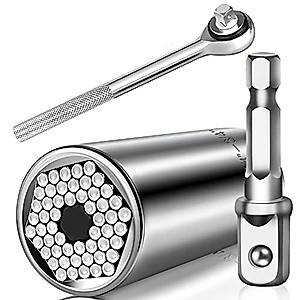 Gifts for Men,Stocking Stuffers for Men Mens Gifts for Christmas Mens Stocking Stuffers Universal Socket Tool - Super Socket Universal Socket Men Stocking Stuffers for Christmas Socket Wrench Set