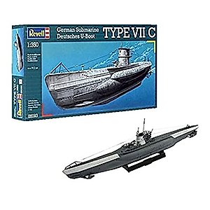 Revell Germany 05093 Type VIIC U-Boat Model Kit Dark Gray