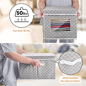 Keaxinty 13 inch Fabric Bin with Lid, 3 Pack of Cube Storage Bins, Foldable Organizer to Store Toys,Towels,Clothes,Books in Home, Shelves,Bedroom,Office