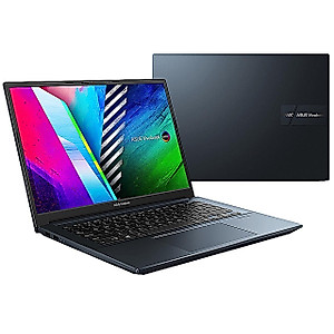 ASUS VivoBook Pro 14" OLED WQXGA 2880x1800 16:10 Laptop, Core i5-11300H, 8GB RAM, 256GB PCIe SSD, WiFi 6, Thunderbolt 4, Color Quiet Blue