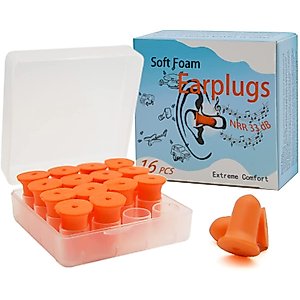 targeal Earplugs,Noise Cancelling Earplugs with Portable PVC Case, Highest NRR 33dB Soft Form Earplugs, Reusable Sound Blocking Earplugs for Snoring, Travel, Work, Studying-4