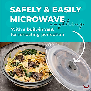 Collapse-it Silicone Food Storage Containers - BPA Free Airtight Silicone Lids Collapsible Lunch Box Containers - Oven, Microwave, Freezer Safe (Teal (6) 3.5-Cup Set)