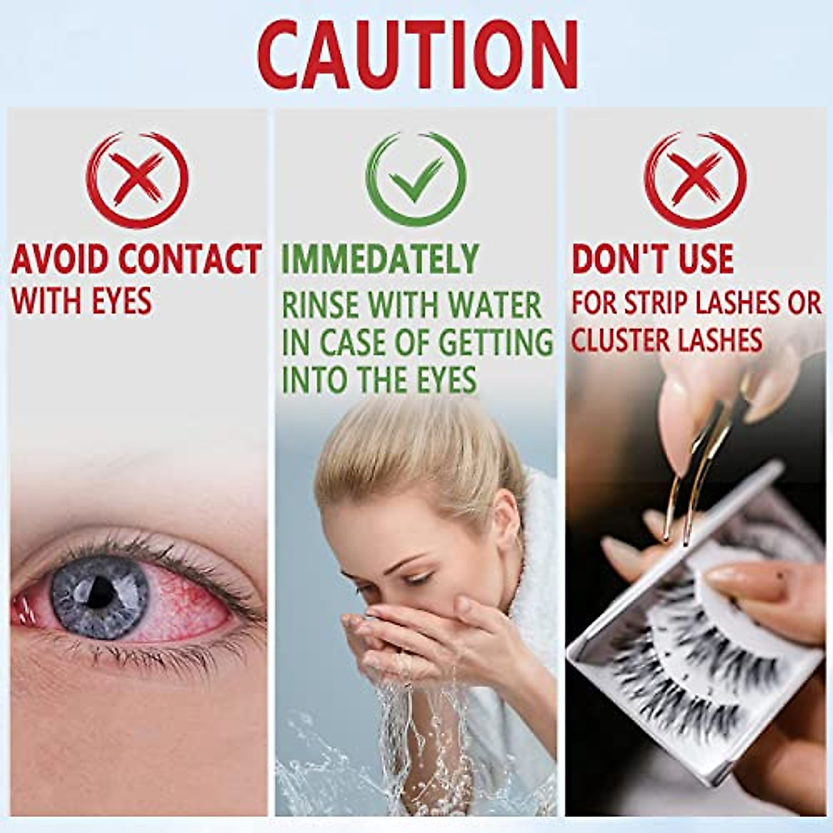 Lomansa Lash Lift Glue 2PCS, Eyelash Lift Glue Adhesive Perming Rod Strong Fix Glue for Lashes and Brows Curl