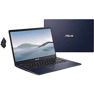 ASUS 2022 14" Thin Light Business Student Laptop Computer, Intel Celeron N4020 Processor, 4GB DDR4 RAM, 64 GB Storage, 12Hours Battery, Webcam, Zoom Meeting, Win11 + 1 Year Office 365, Black