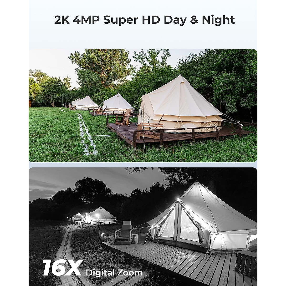 REOLINK 4G Camera Go Plus 2 Pack Bundle, 3G/4G LTE Security Camera 2K with Person/Vehicle Detection, No WiFi Security Camera, Solar Powered, 4MP Night Vision, Waterproof, Local & Cloud Storage