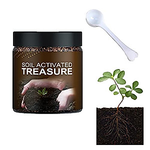 XIRUJNFD Soil Activated Treasure-You Will Be Amazed! Indoor Plant Fertilizer, Soil Activated Treasure, Fertilizer for Plants Flower Lawn, Improve Plant Growth (100g,1Pcs)