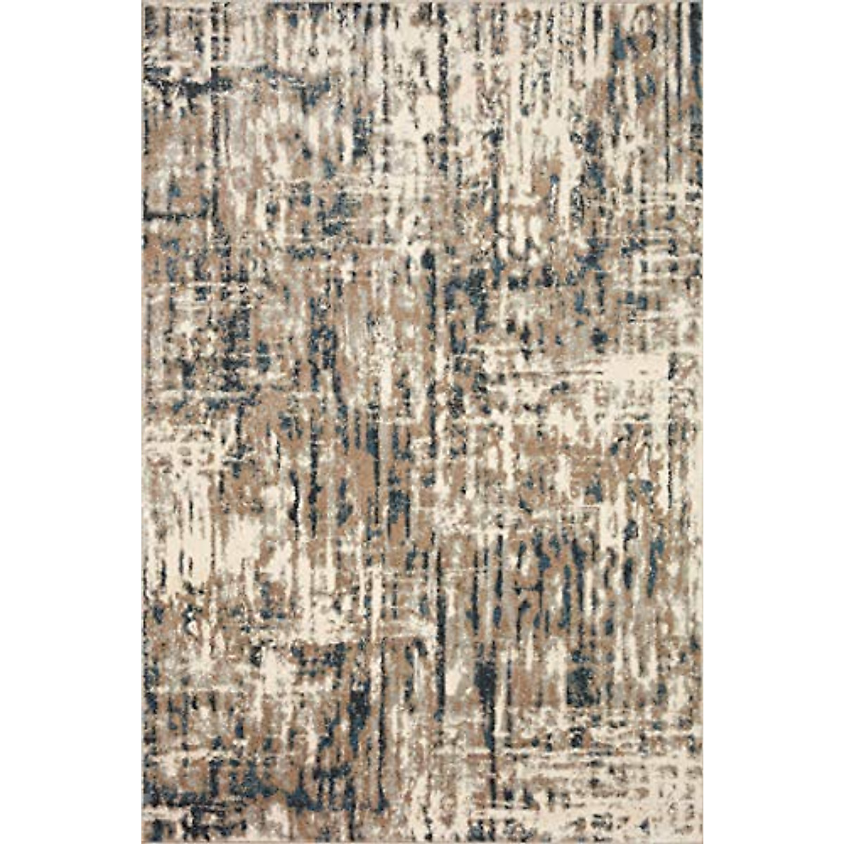 Loloi II Spirit Collection SPI-02 Stone/Blue, Contemporary 9'-4" x 13' Area Rug