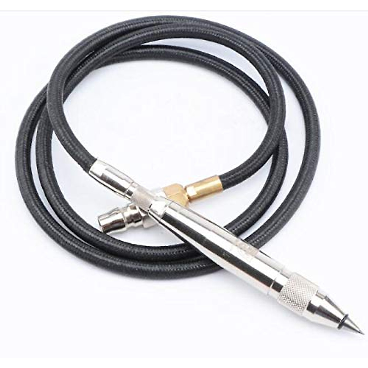 ELEOPTION Pneumatic Engraving Pen Tool Air Pencil Grinder 112L/min Engraver Penumatic Tip Pen