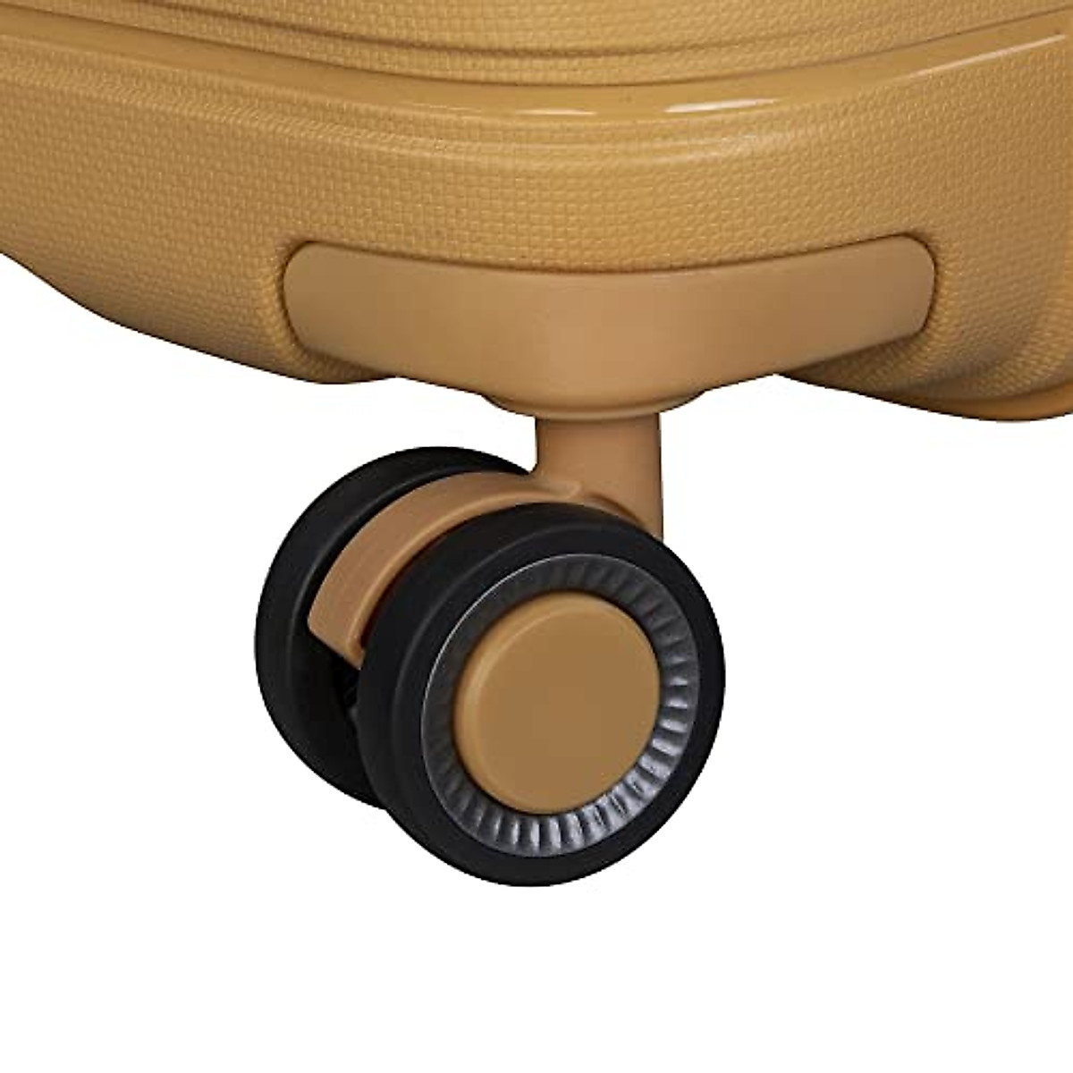 it luggage Eco Tough 26" Hardside Checked 8 Wheel Expandable Spinner, Honey Gold