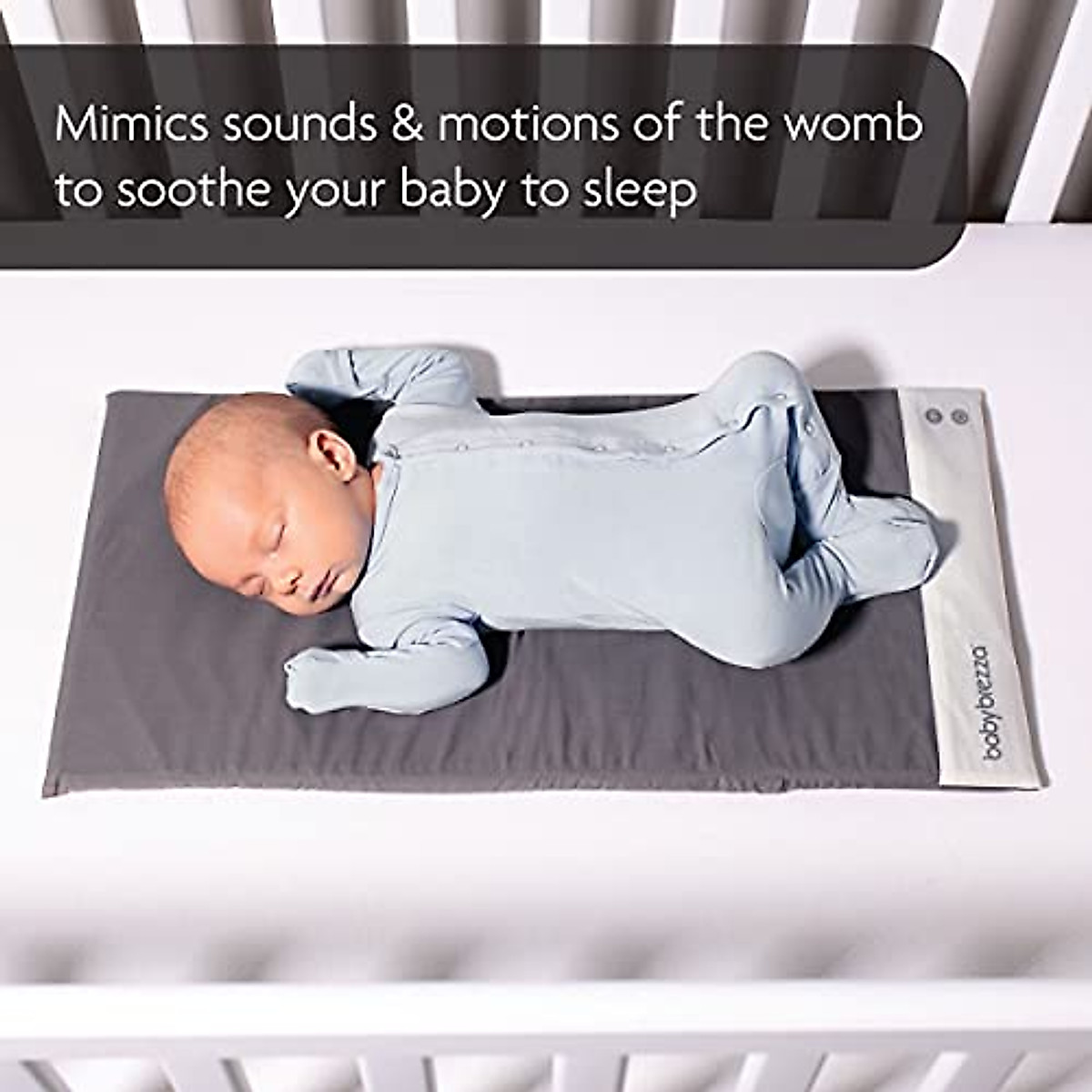 Baby Brezza Smart Soothing Mat - Vibrating Baby Mat/Soother Pad Aides in Calming Fussy Baby for Easier Sleep, Infant: 0-12 Months