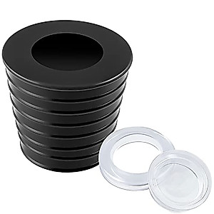 Patio Umbrella Cone Umbrella Wedge Plug and Silicone Table Umbrella Hole Ring Plug with Cap Set for Outdoor Patio Umbrella, Fits Umbrella Pole Diameter 1.5 Inch (transparent)