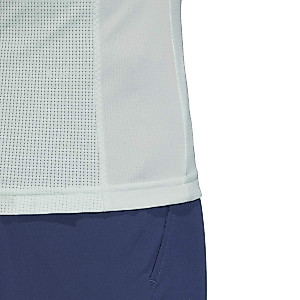 adidas Men's Freelift Tee HEAT.RDY Dark Green/Tech Indigo Medium