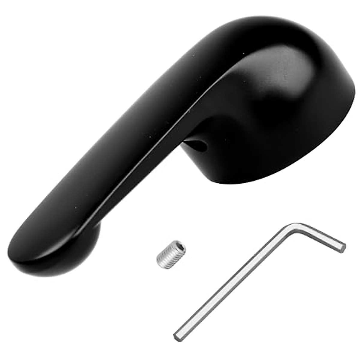 H79 Faucet Handle Compatible with Delta Tub & Shower Single Metal Lever Handle, Black Shower Handle Replacement for Delta 1300/1400 Series Tub Faucet, Shower Replacement Parts with Screw & Wrench