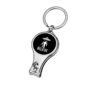 Bigfoot UFO Nail Clippers Fingernail Cutter Multifunction Nail Trimmer with Beer Bottle Opener