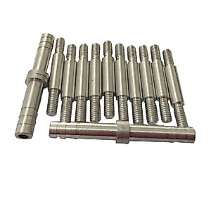 JIEXI HWYP Archery Compound Bow Aluminum Arrow Insert Connector for ID 6.0mm Shaft Pack of 50