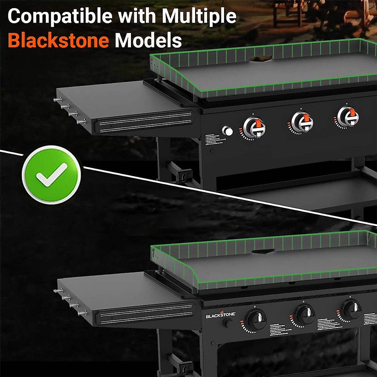 28" Premium Silicone Griddle Mat for Blackstone 28 Inch Griddle Accessories - Heavy Duty Food Grade Silicone Grill Cover - True Protection From Dirt & Rust All Year Round [2025 Upgrade]