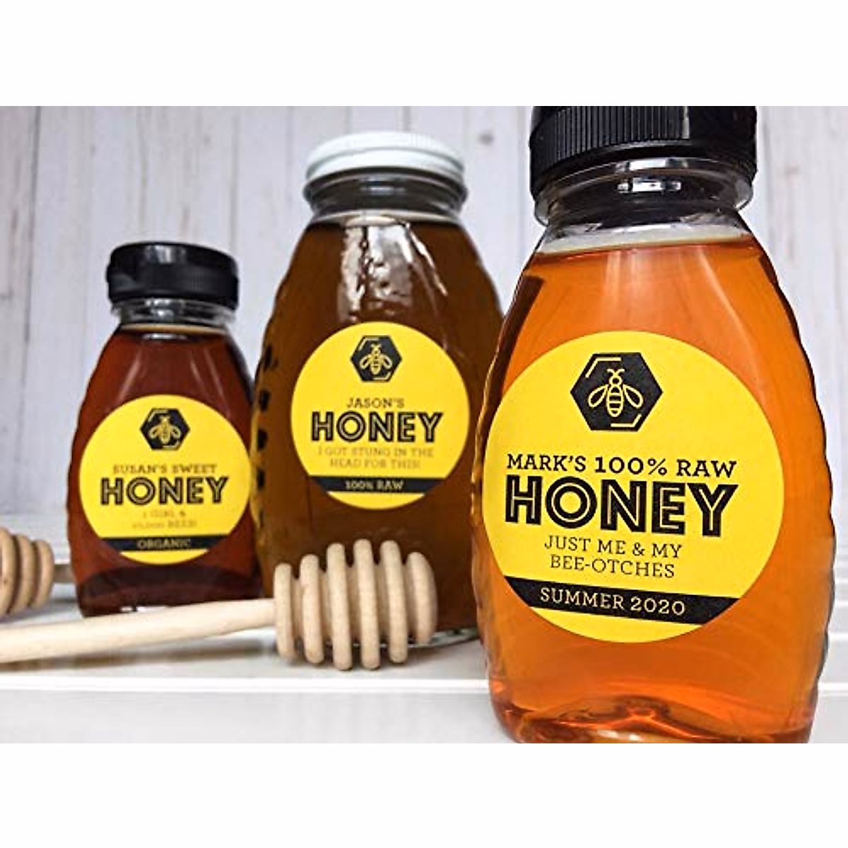 Amerixun 115 pcs Custom Sticker Labels,Personalized Business Text,Logo,Image Tag Sticker, Any Shape,Design. Waterproof (2 inch Round)