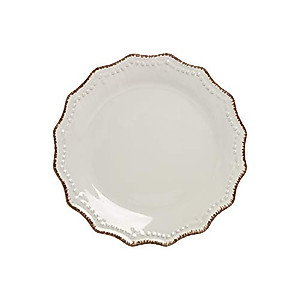 10 Strawberry Street Oxford Dinnerware Set, 24 Pc, Cream