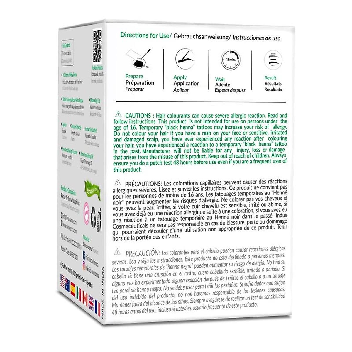 MINA Eyebrow Henna starter kit Packs (Natural Pack)