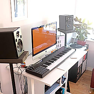 Alesis VI61 - 61 Key USB MIDI Keyboard Controller with 16 Pads, 16 Assignable Knobs, 48 Buttons and 5-Pin MIDI Out Plus Production Software Included,Black