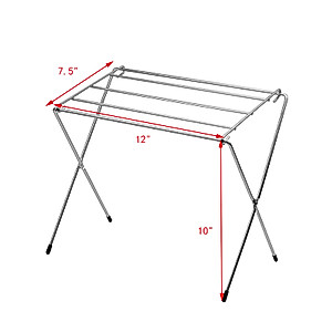 Geesatis Hand Towel Holder Stand, Stainless Steel Countertop Towel Stand, for Barthroom, 1 Pcs, 12x7.5x10inch