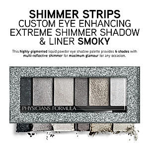 Physicians Formula Shimmer Strips Custom Eye Enhancing Eyeshadow & Eyeliner, Smoky Eyes, Dermatologist Tested