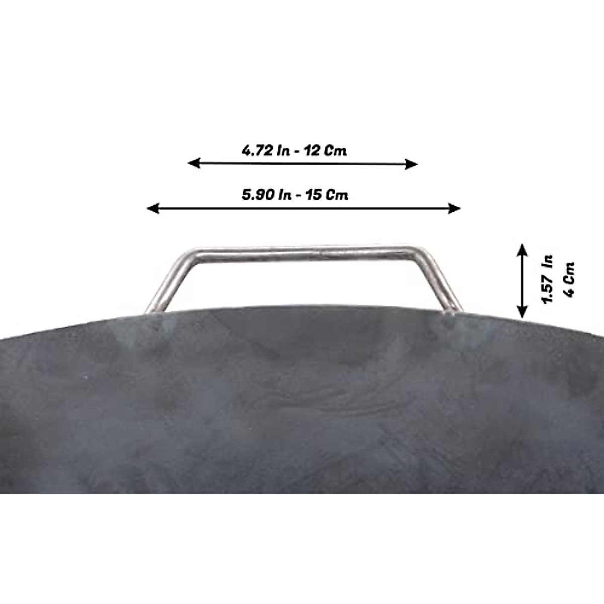 Fiesta Brands 22" Cooking Disc Blade Discada With Removable Legs High Heat Cooking Skillet, Disc BBQ, Cowboy Wok (Removable Legs Stand, 22 inch)