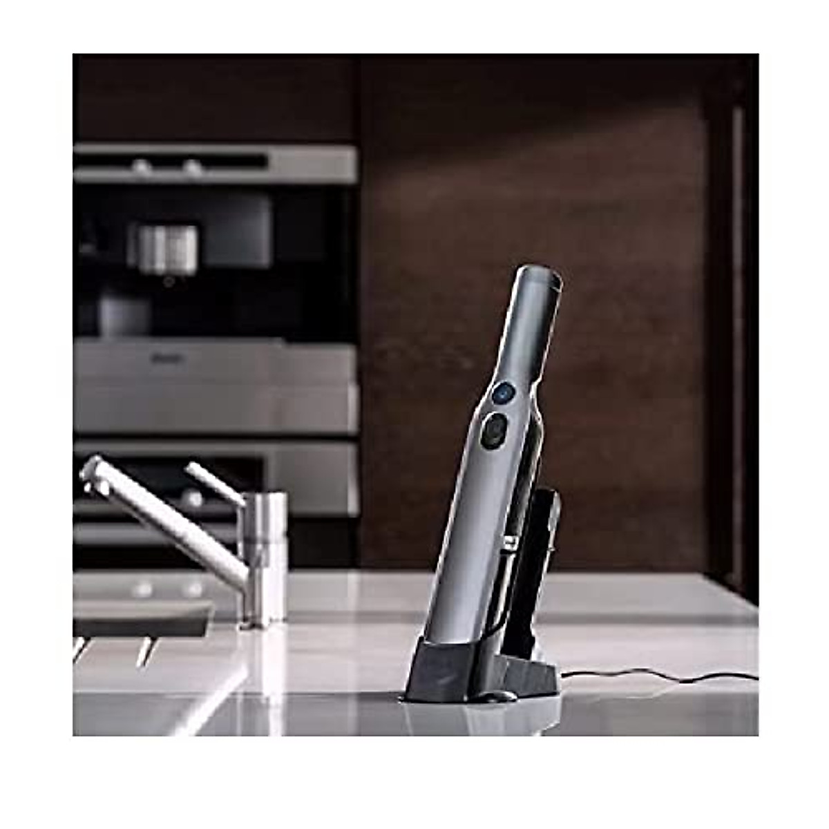 Shark WANDVAC WV200 Cordless Hand Vacuum Handheld Portable,Vacuum High Power, A Mini Vacuum for Pet/car or Truck That is Compact, Lightweight Cordless with Rechargeable Battery,Gray (Renewed)
