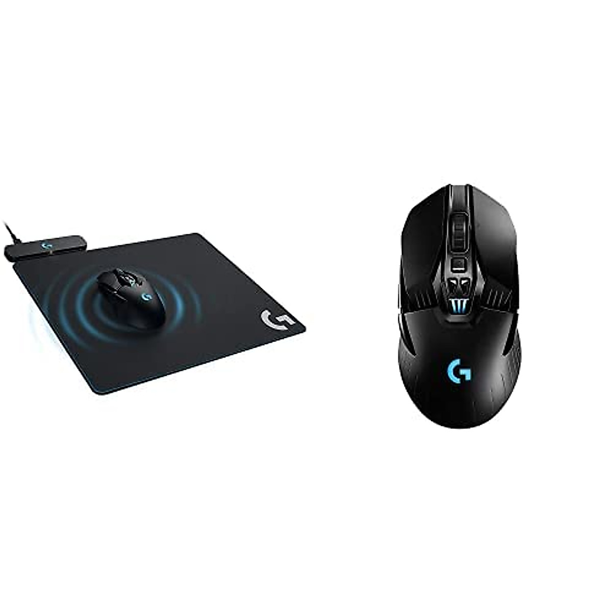 Logitech G Powerplay Wireless Charging System for G703, G903 Lightspeed Wireless Gaming Mice with G903 Lightspeed Wireless Gaming Mouse W/Hero 16K Sensor