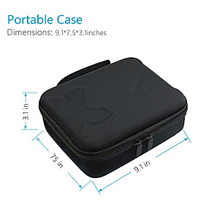 SKYWARDTEL Carrying Case for DJI Mini 2/Mini 4K Drone Case Hard Shell Storage Bag Compatible with DJI Mini 2 Drone and Other Accessories with Propeller Protectors and Control Stick Cove