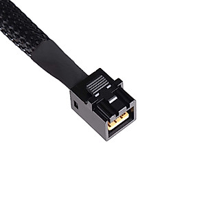 SilverStone Technology 36 Pin Minisas SFF-8643 to Sff 8087 +sideband Cable 0.6M CPS06 Components Other