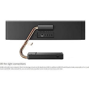 Lenovo Ideacentre A540 23.8" FHD All-in-One Desktop, AMD Ryzen 5 Pro 4650GE, 16GB RAM 512GB PCIe SSD, Webcam, HDMI, Wireless Keyboard & Mouse, Windows 10 Pro, Black