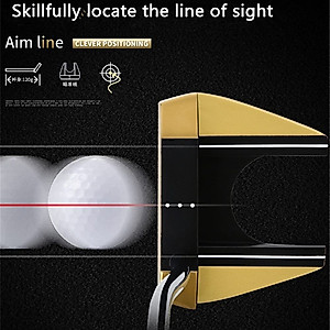 Golf Putter Right Handed for Men and Women with CNC Milled Face Available with Golf Headcover (Blue)