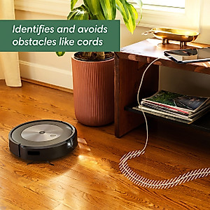 iRobot® Roomba® j7 (7150) Wi-Fi® Connected Robot Vacuum - Identifies and avoids obstacles like pet waste & cords, Smart Mapping, Works with Alexa, Ideal for Pet Hair, Carpets, Hard Floors