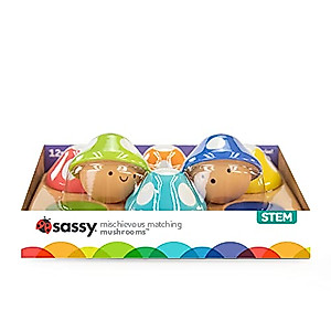 SASSY Mischievous Matching Mushrooms Toy
