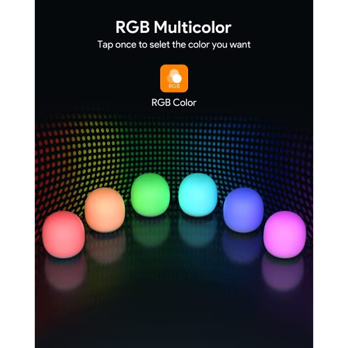 EASEMO Night Light for Kids Room, Baby Night Light with Touch Control, Rechargeable Magnetic Nursery Lamp with RGB Color & Stepless Dimming with 1 Hour Timer for Breastfeeding Bedroom, Child Gifts