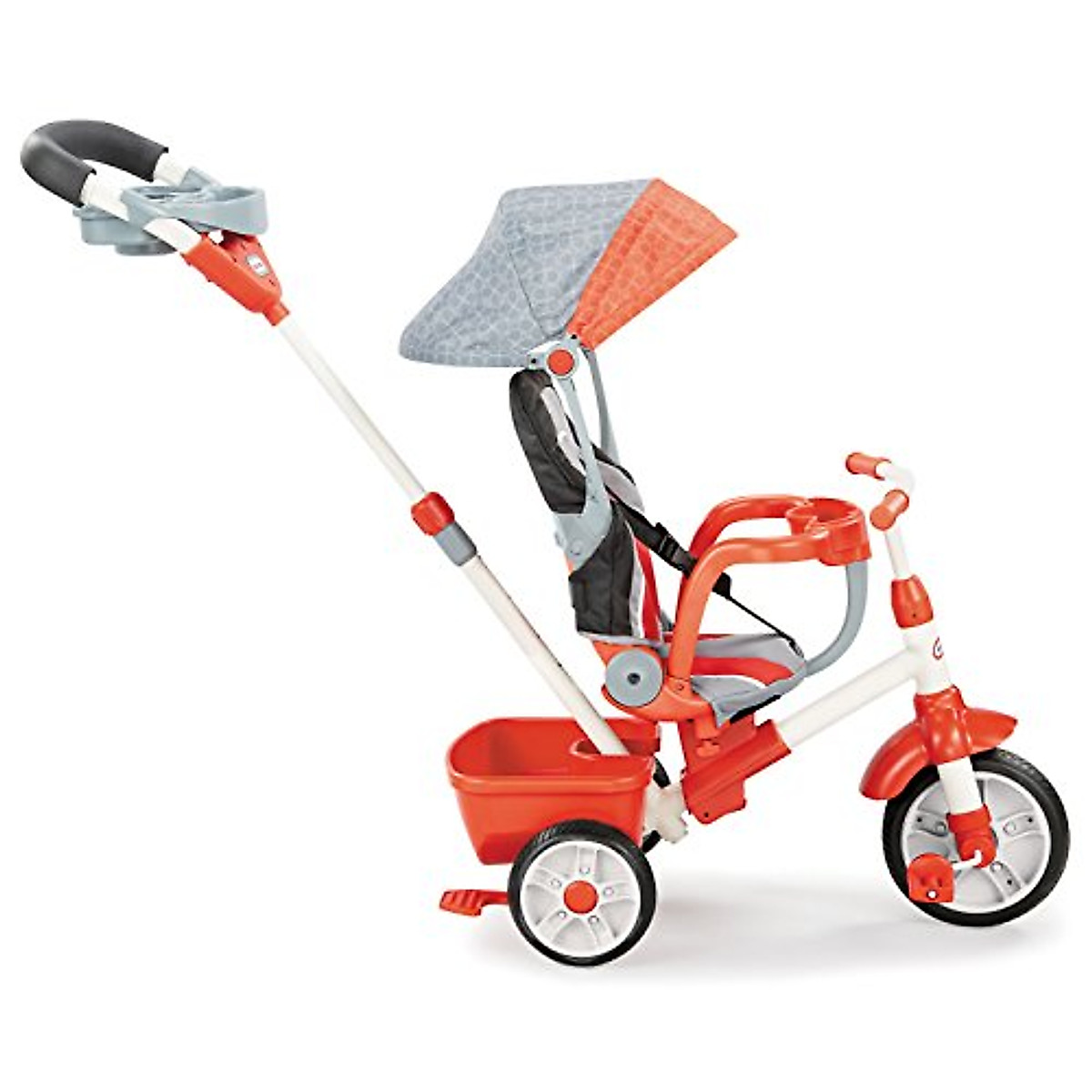 Little Tikes 5-in-1 Deluxe Ride & Relax, Reclining Trike - Red