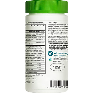 Rainbow Light 50+ Mini-Tablet Multivitamin, 90 Mini-Tablets