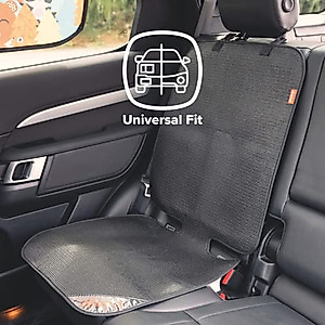 Diono Grip It Car Seat Protector For Baby Child Car Seat, Crash Tested With Full Seat Cover, Anti Slip Backing, Durable, Water Resistant Protection for Vehicle Upholstery