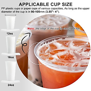 Tragaomx Cup Sealing Film Sealer Film Roll For Cup Sealing Machine For Bubble Tea Boba Cup Sealing Seal Film For 90-105mm PP Cup Sealing Film