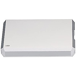 LaCie Mobile Drive, 5 TB , External Hard Drive HDD – Moon Silver, USB-C USB 3.0, With Rescue Services (STHG5000400)