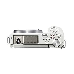 Sony Alpha ZV-E10 - APS-C Interchangeable Lens Mirrorless Vlog Camera - White
